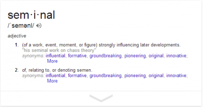 Don’t Say Seminal, It’s Sexist - Cyborgology