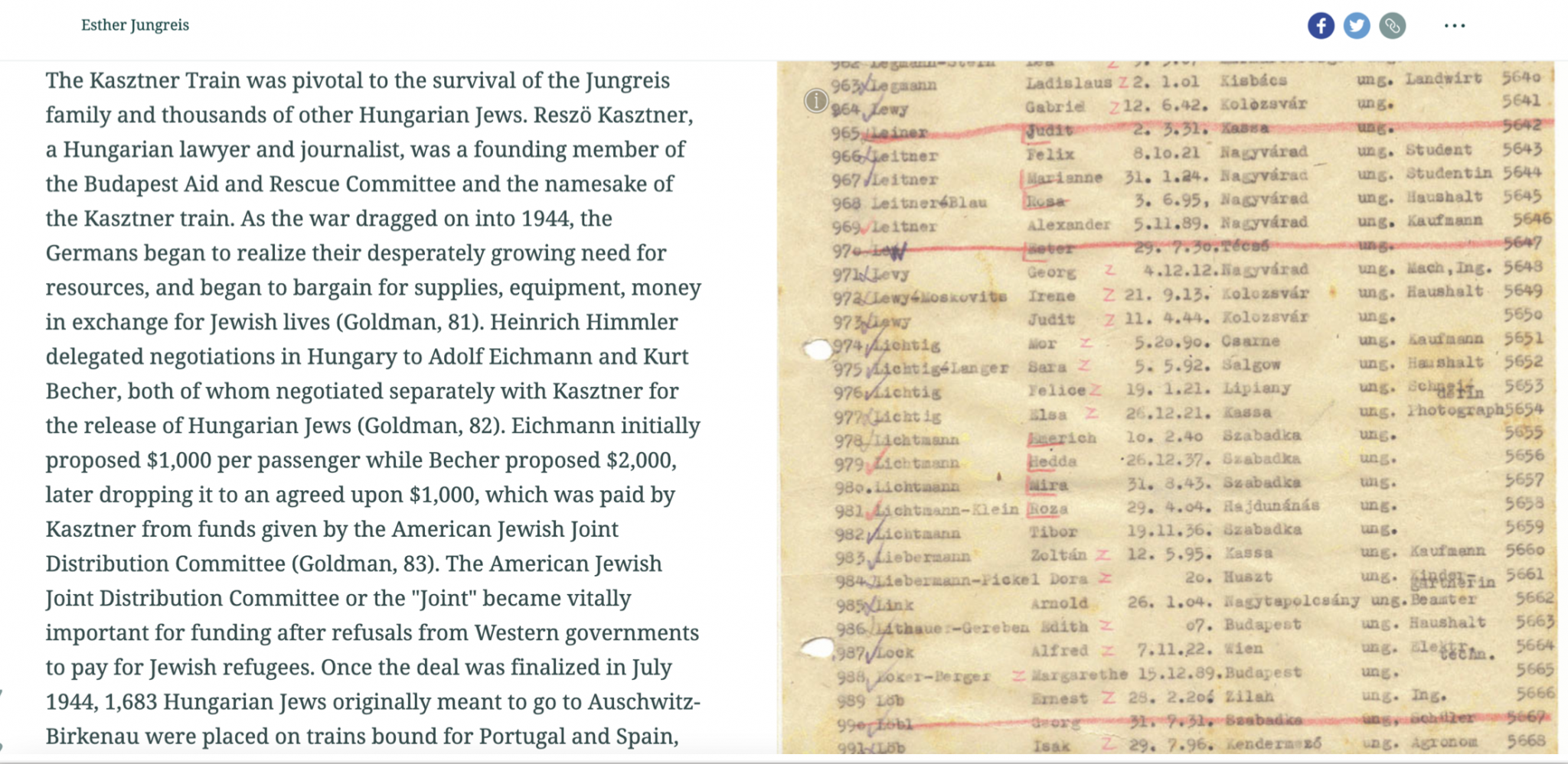 Spatializing Genocide – Mapping Survivor Testimonies - Center for ...